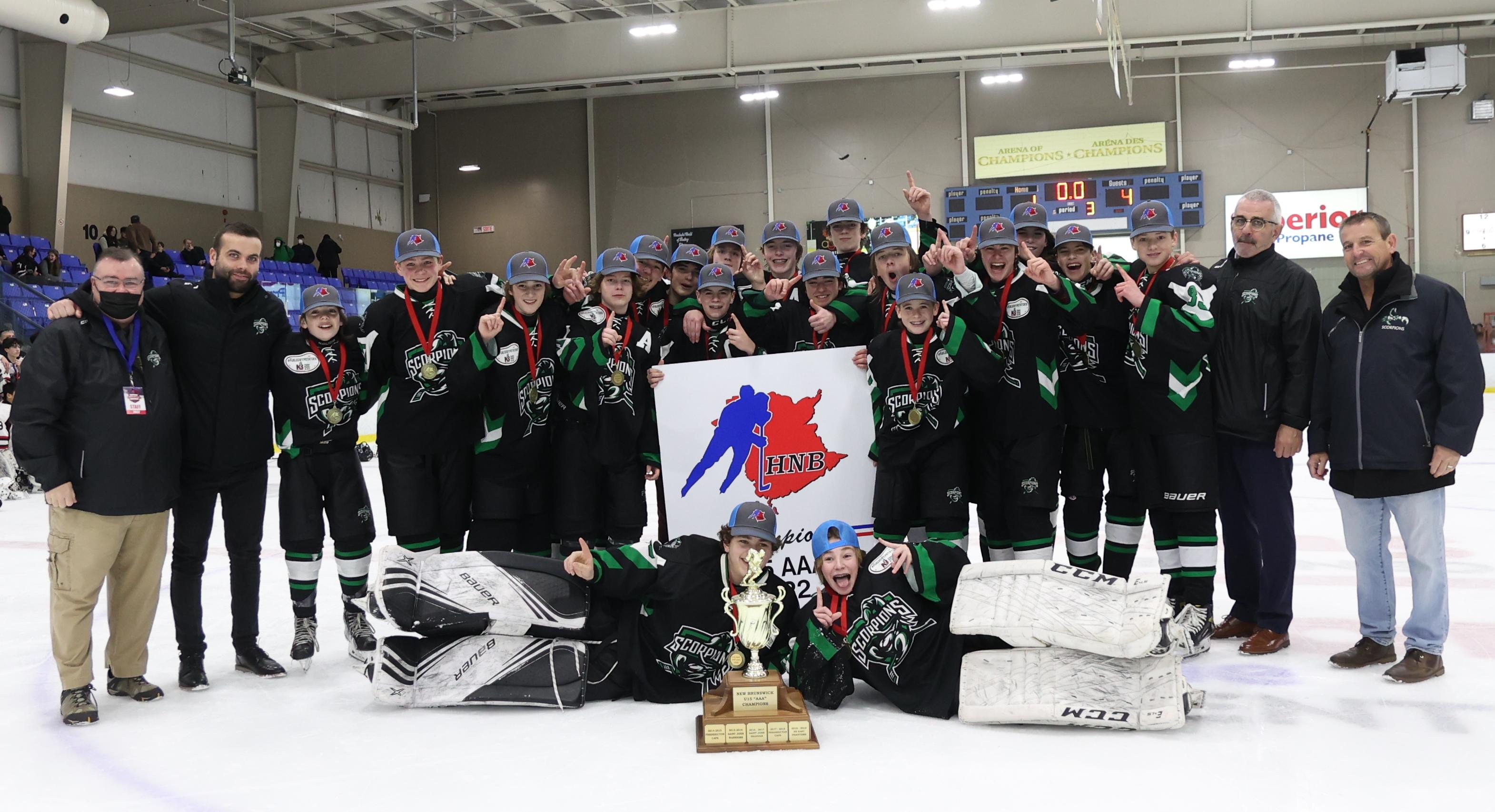 Sports - Le championnat -15 ans mineur aux Scorpions - Le Moniteur Acadien